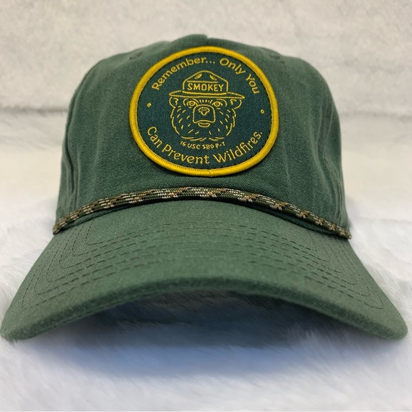 MAD Engine | Accessories | Smokey The Bear Snapback Rope Hat Cap ...